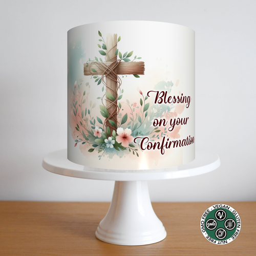 Confirmation Church Cake Topper Border Strip Pattern Wrap Party ...