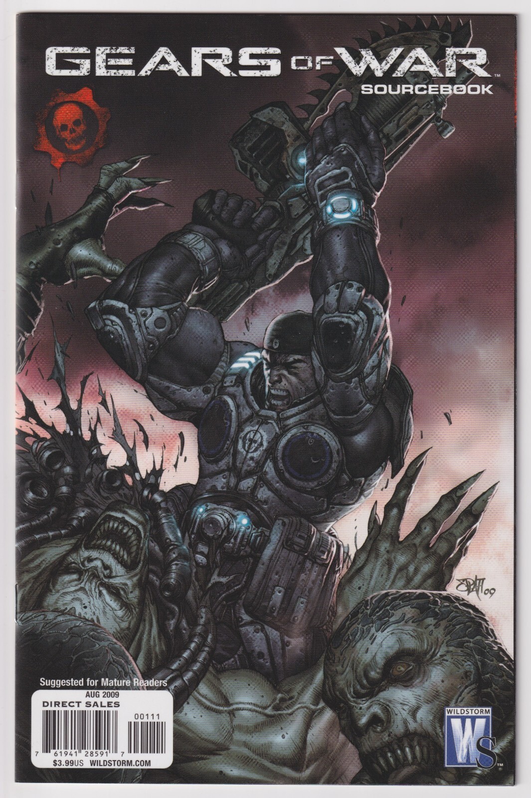 GEARS OF WAR SOURCEBOOK #1 | Stephen Platt cover | Low Print Run | 2009 ...
