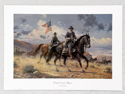 "Henry Ossian Flipper" Buffalo Soldier print Gallon African American ...