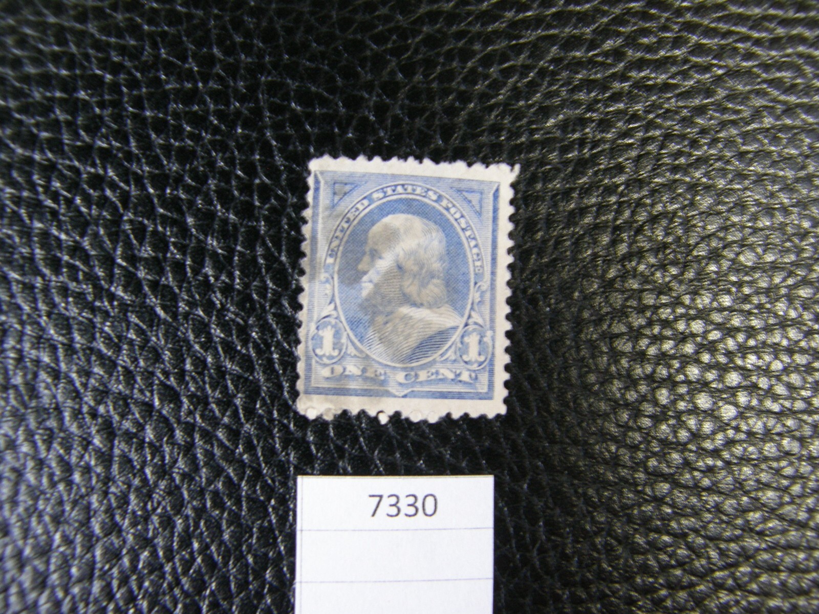 7330) One: 1 Cent US Postage Stamp Benjamin Franklin 1890’s Blue | eBay