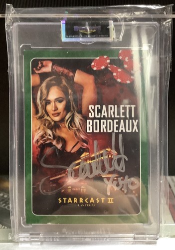Starrcast II Scarlett Bordeaux Rookie Card Signed Autographed | eBay
