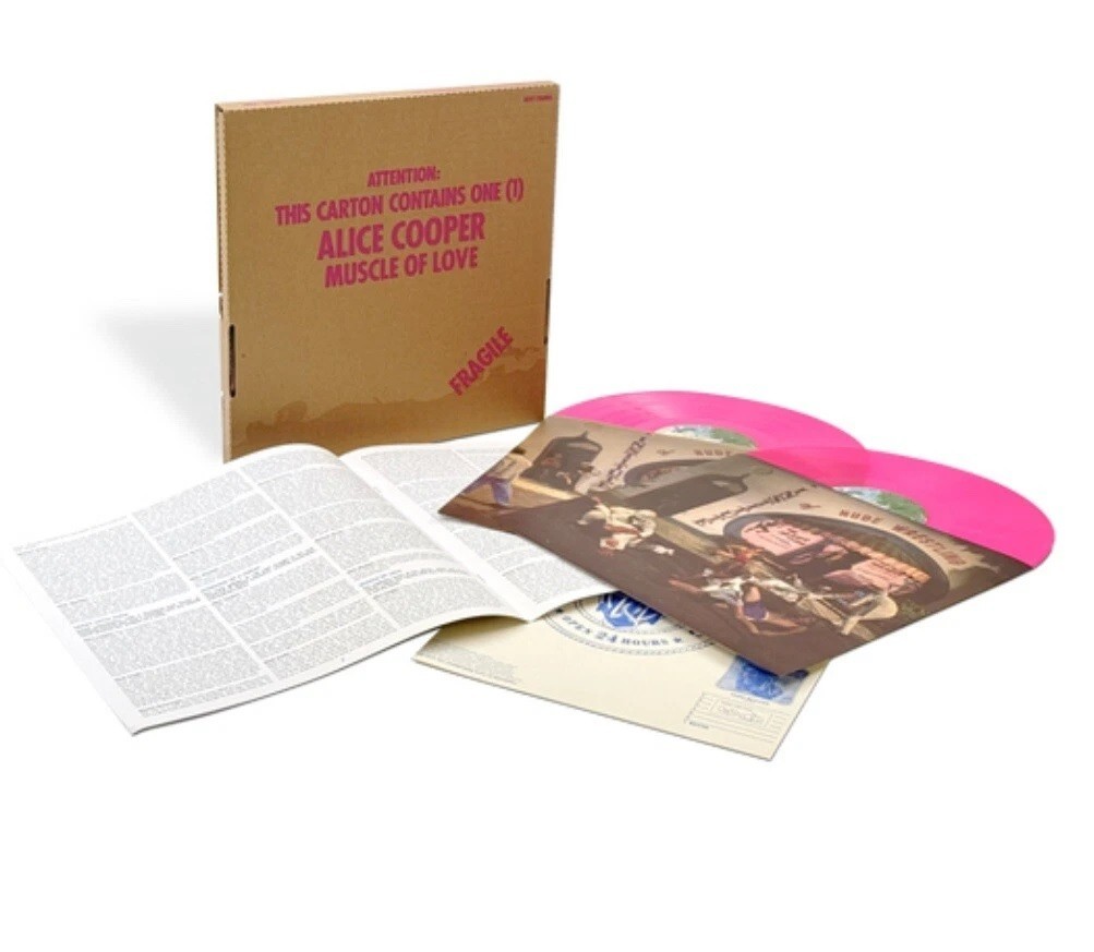 Alice Cooper Muscle of Love Colored PINK Vinyl. Double LP. Still SEALED ...