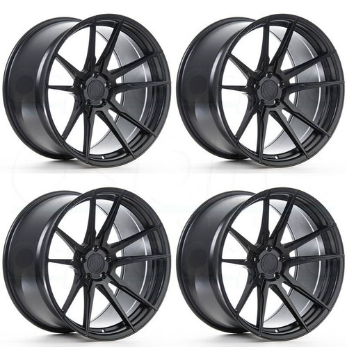 22x9/22x10.5 Rohana RFX2 5x120 30/40 Black Wheels Rims Set(4) | eBay