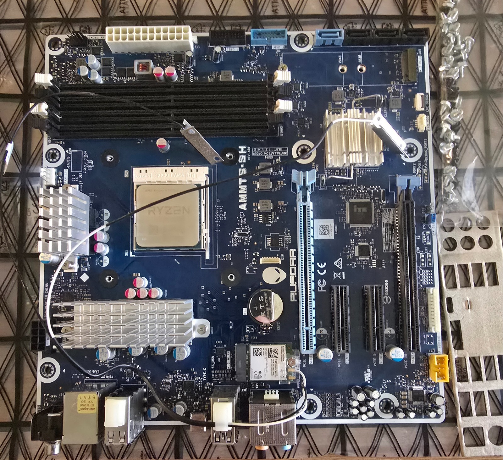 Alienware AM4 Motherboard Ryzen 5 5600 CPU AIO Cooler Bundle Previously ...