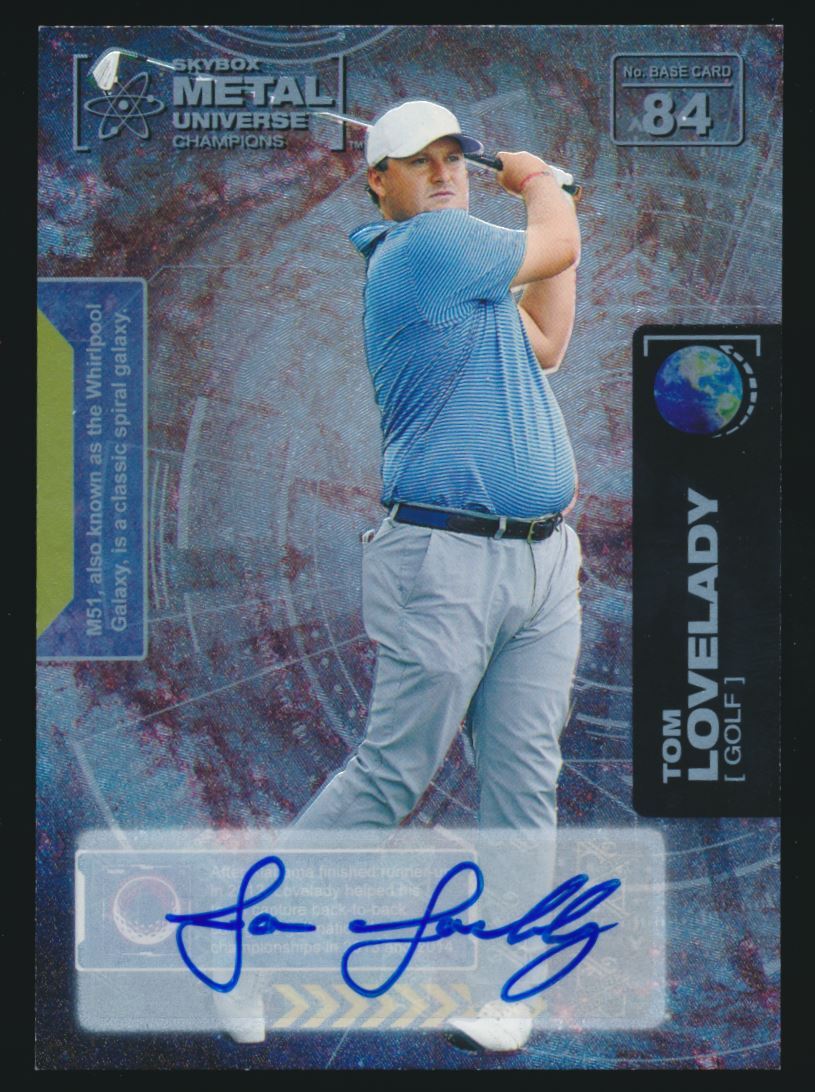 2021 Metal Universe Champions Silver Autograph #84 B Tom Lovelady Auto ...