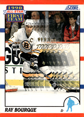 1990-91 Score - All-Star First Team #313 Ray Bourque Bruins | eBay
