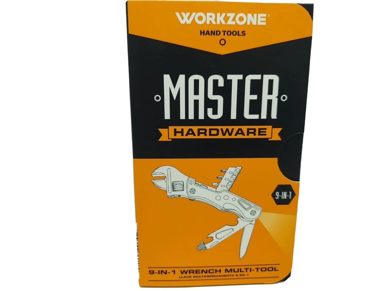 WORKZONE HAND TOOLS MASTER HARDWARE 9 IN 1 WRENCH MUTLI TOOL NEW LED ...