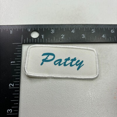 USED Retro Name PATTY Patch (Uniform Mechanic Worker) 31D2 | eBay
