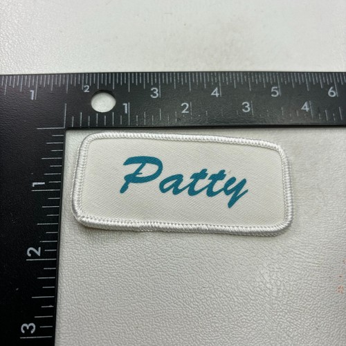 USED Retro Name PATTY Patch (Uniform Mechanic Worker) 31D2 | eBay