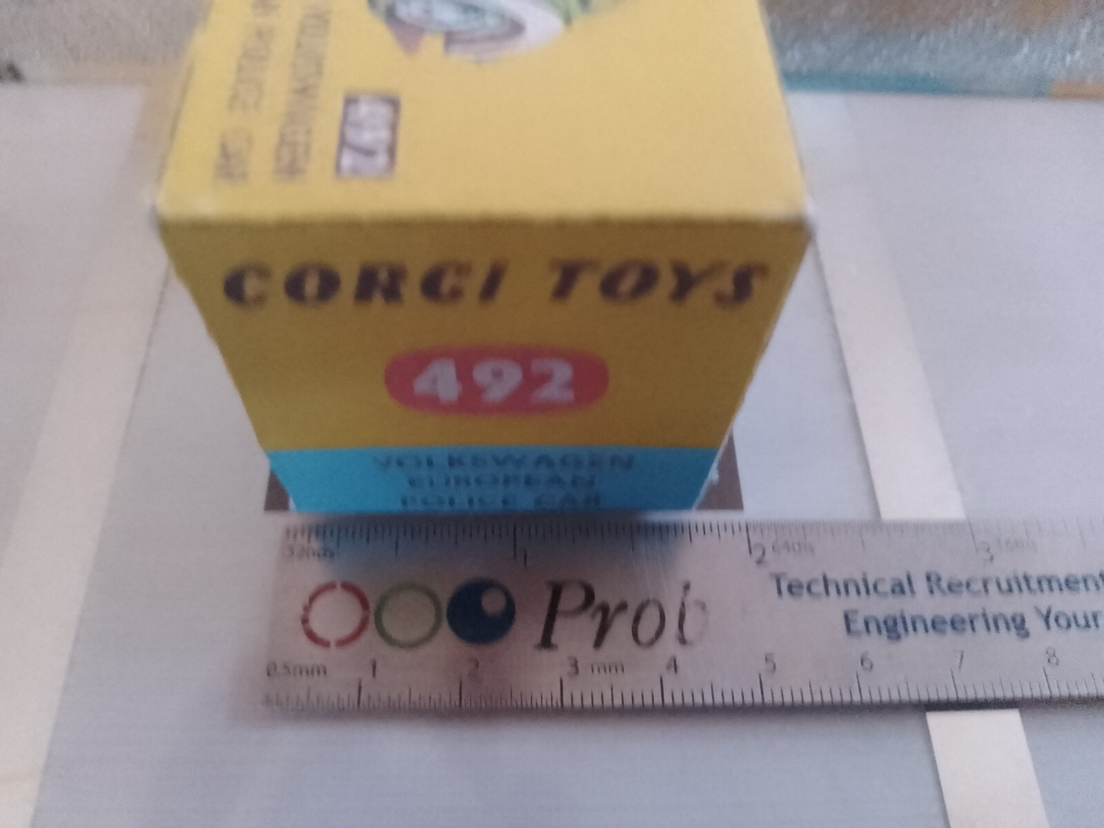 Corgi 492 VW European Police Car Reproduction /Replica Box | eBay