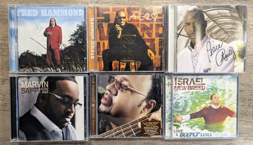 Lot of 17 CDs Christian Gospel Fred Hammond Marvin Sapp Stevie Wonder ...