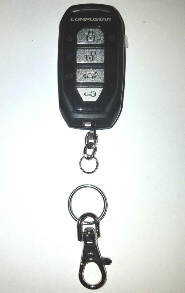 Supple Black Leather Remote Cover w Key-Ring for Compustar 2WG15R-FM ...