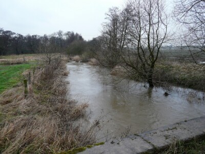 Photo 6x4 River Blithe north of Hamstall Ridware Looking north away ...