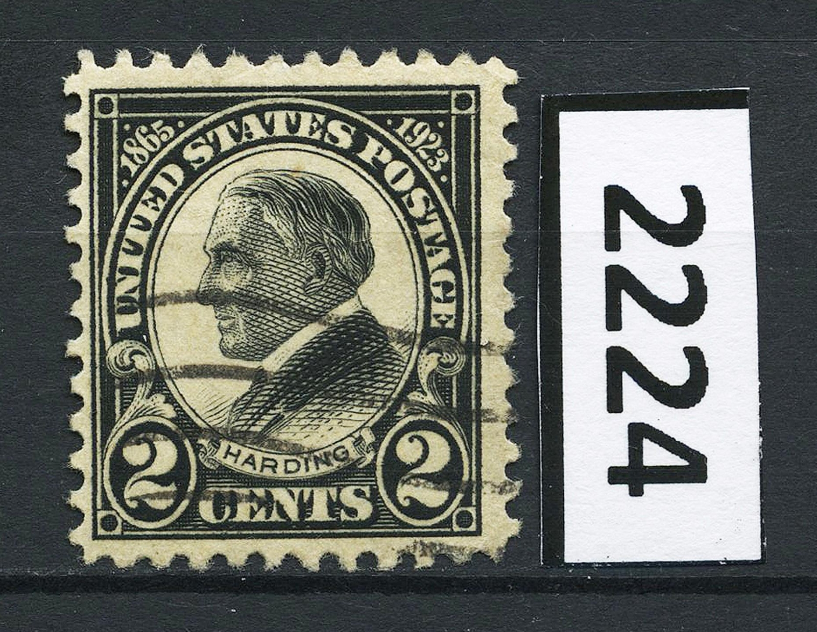 Dealer Dave US Stamps #610, 1923 HARDING MEMORIAL ISSUE, USED (2224) | eBay