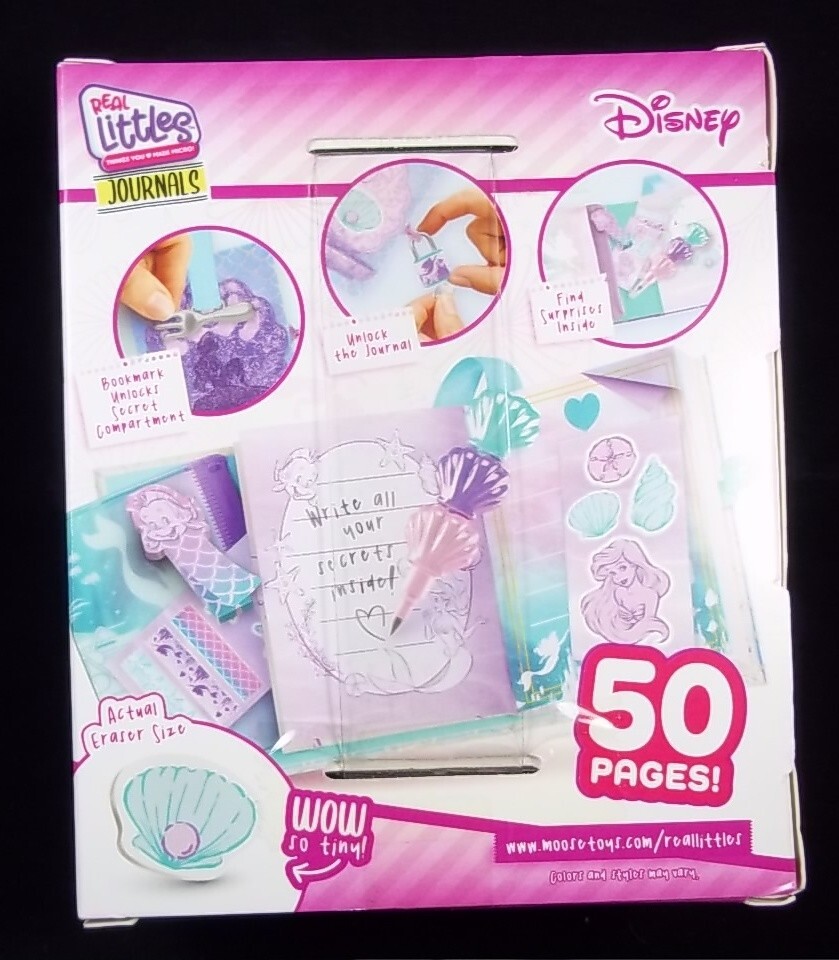 Real Littles Disney Little Mermaid ARIEL Mini journal with surprises ...