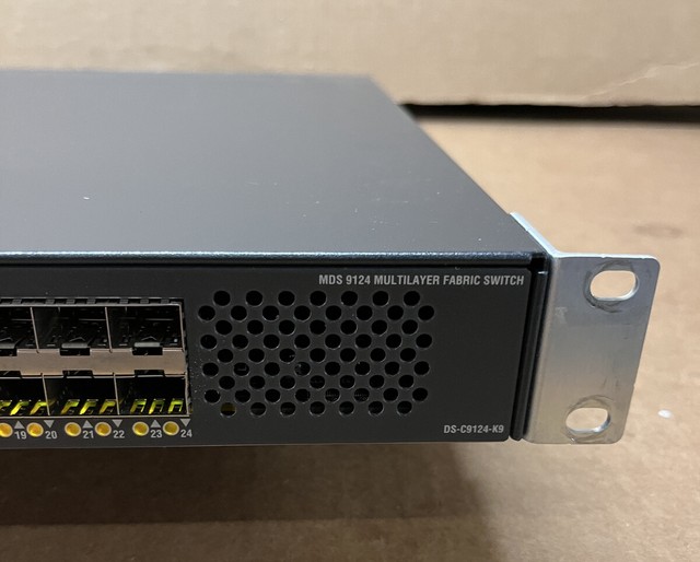 Cisco MDS 9124 24-port Multilayer Fabric Switch Ds-c9124-k9 V02 for ...