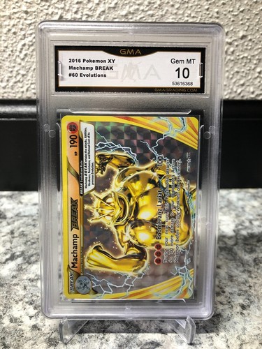 2016 POKEMON XY EVOLUTIONS MACHAMP BREAK GMA GEM MT 10 #53616368 | eBay