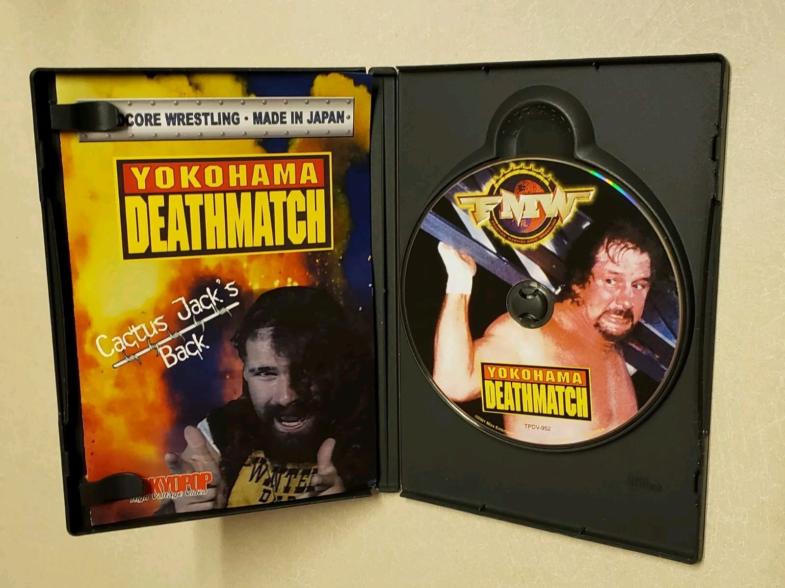 FMW: Yokohama Deathmatch (DVD, 2001) CACTUS JACK Frontier Wrestling ...