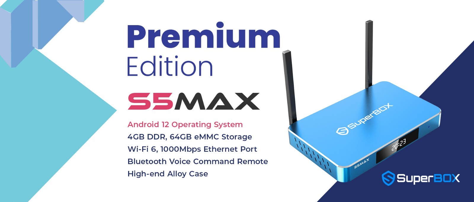 SUPERBOX S5 MAX 4GB+64GB Wi-Fi 6 - Best Android TV Box | eBay