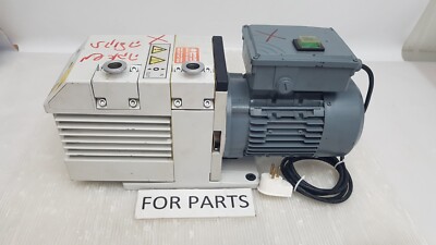 Oerlikon Leybold D8B 11255 Trivac Rotary Vane Vacuum Pump; AMM 71Z BA4 ...