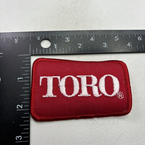 Vintage Equipment Lawn Mower TORO Advertising Patch 40ML | eBay