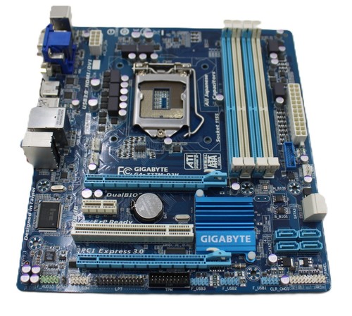 GIGABYTE GA-Z77M-D3H LGA 1155 mATX Computer Motherboard DDR3 Intel NO I ...