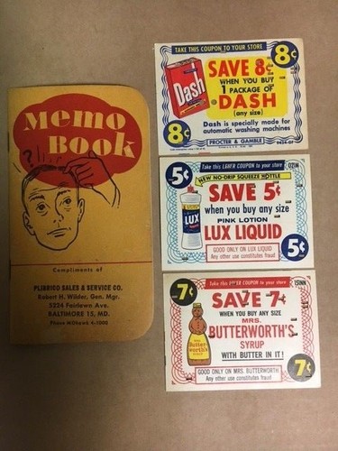 Patti Waggin/D Rudolph Kitchen Coupons & Memory Book 1950s Baltimore ...