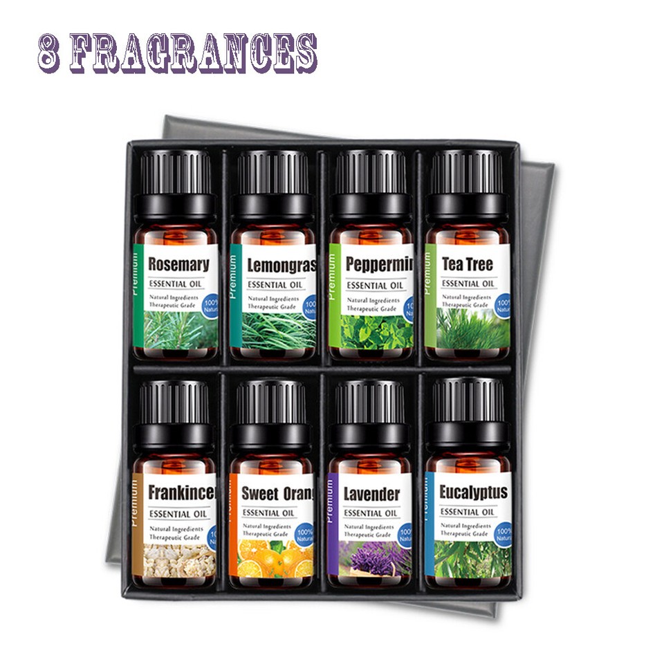 10ml 40 Fragrances Essential Oils 100% Pure Natural Home Aromatherapy ...