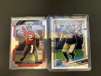 Kyle Trask and Bryan Bresee Rookie Cards Panini Prizm Panini optic ...