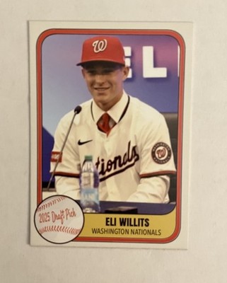 Eli Willits Custom Baseball Card Washington Nationals 1st Overall Pick ...