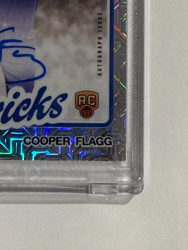 2025-26 Topps Basketball 80CR2-CF Cooper Flagg Chrome Mojo Auto On Card ...
