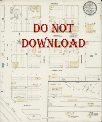 1893 Map Callaway Nebraska Highly Detailed Street Maps 16"X20" Posters ...