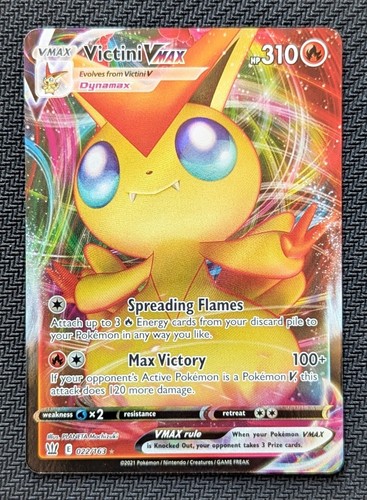 Victini VMAX - 022/163 Holo Rare Holo VMAX - Unlimited - Battle Styles ...