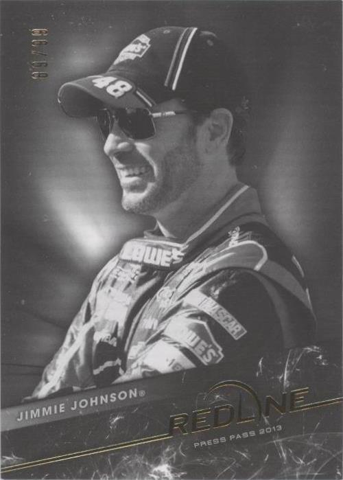 2013 Press Pass Redline - Jimmie Johnson #23 Black /99 for sale online ...