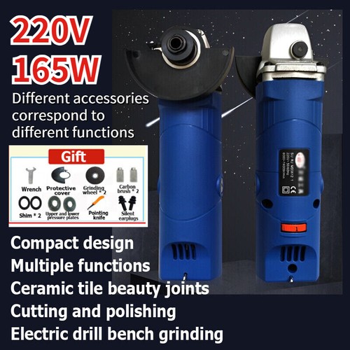 165W Electric Polishing Grinding Machine Handheld Mini Angle Grinder ...