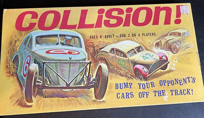 Rare Complete 1969 Collision Game All Orig Pieces and Dice! Fast ...