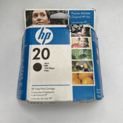 New Oem HP 20 C6614D Black Ink Cartridge Box deskjet 610 Exp 09-10 | eBay