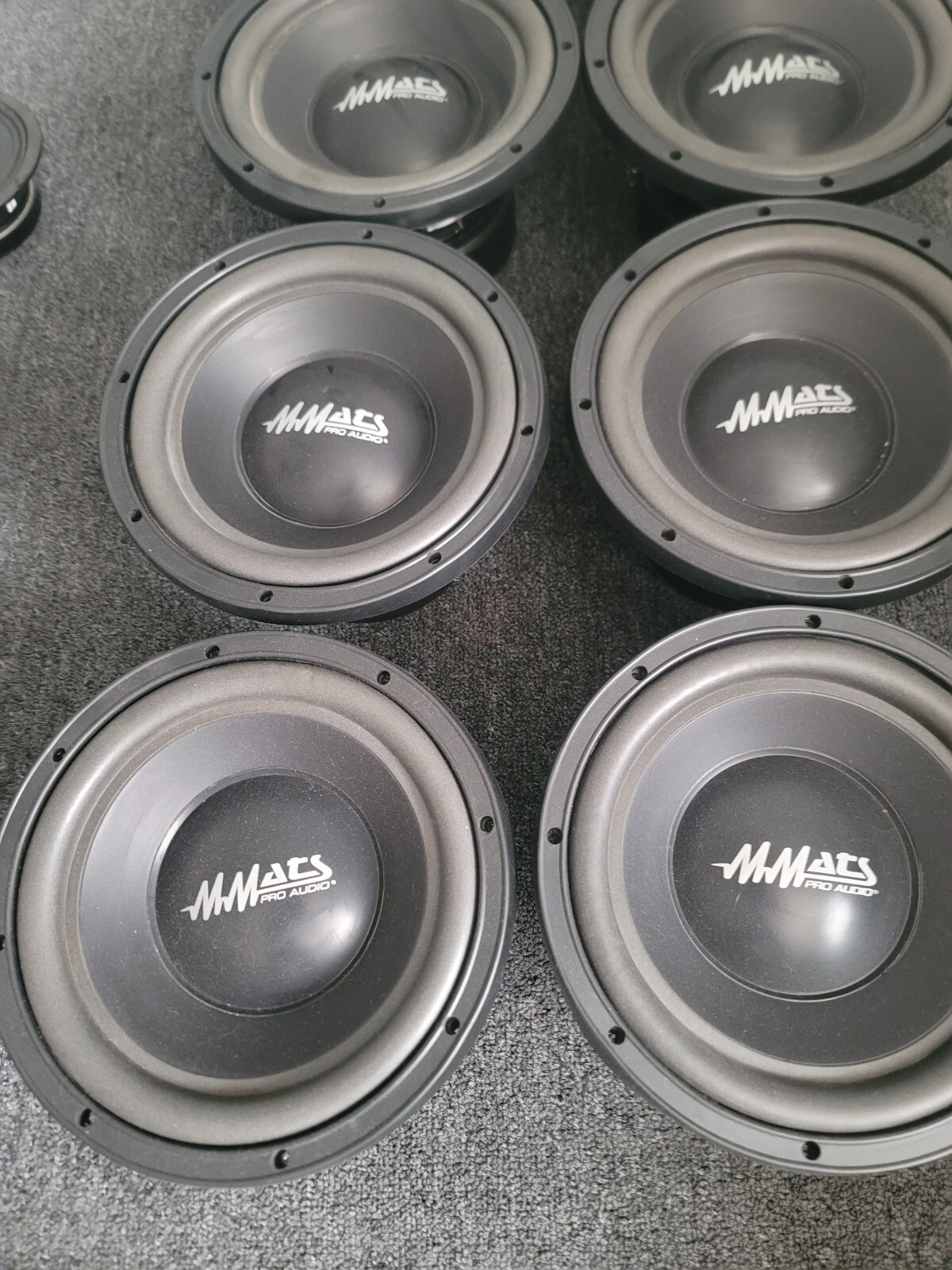 Mmats Pro Audio PRO 500 Watt RMS DVC 4 Ohm 10" 8 Subs Available | eBay