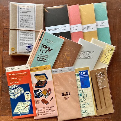 TRAVELER'S FACTORY Regular Size Products Notebook, Refills,Folder, Band ...