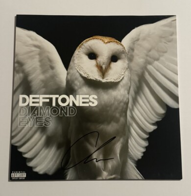 CHINO MORENO SIGNED DIAMOND EYES LP VINYL ALBUM DEFTONES BAND LEAD ...