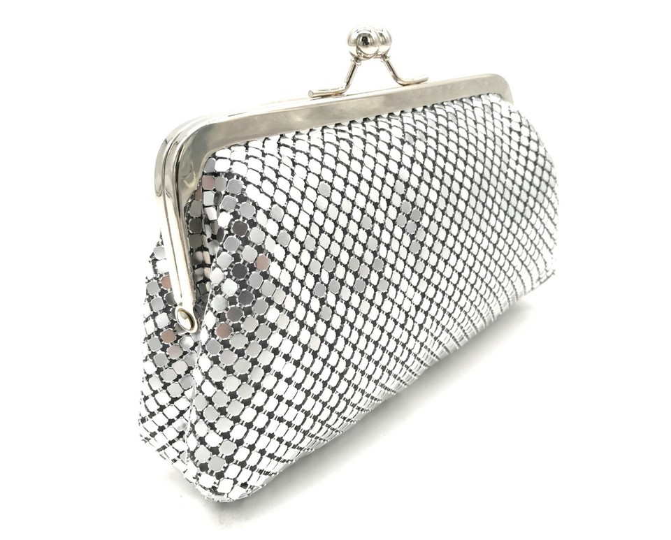 Small Women Clutch Metal Mesh Evening Purse for Party Prom (USA Stock ...