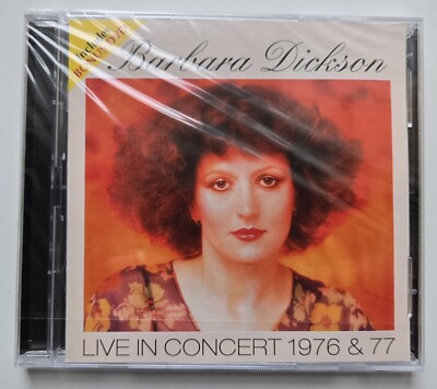 Barbara Dickson - Live In Concert 1976 & 77 - CD & DVD NEW & SEALED ...