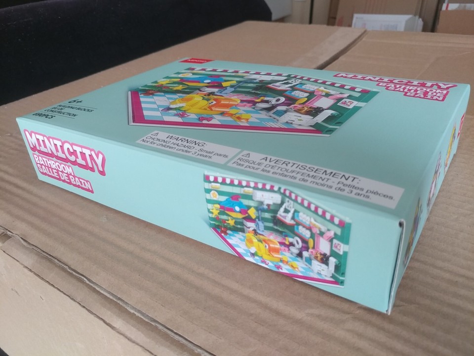 Miniso Minicity: Bathroom Building Set BRAND NEW IN BOX 690 pieces | eBay