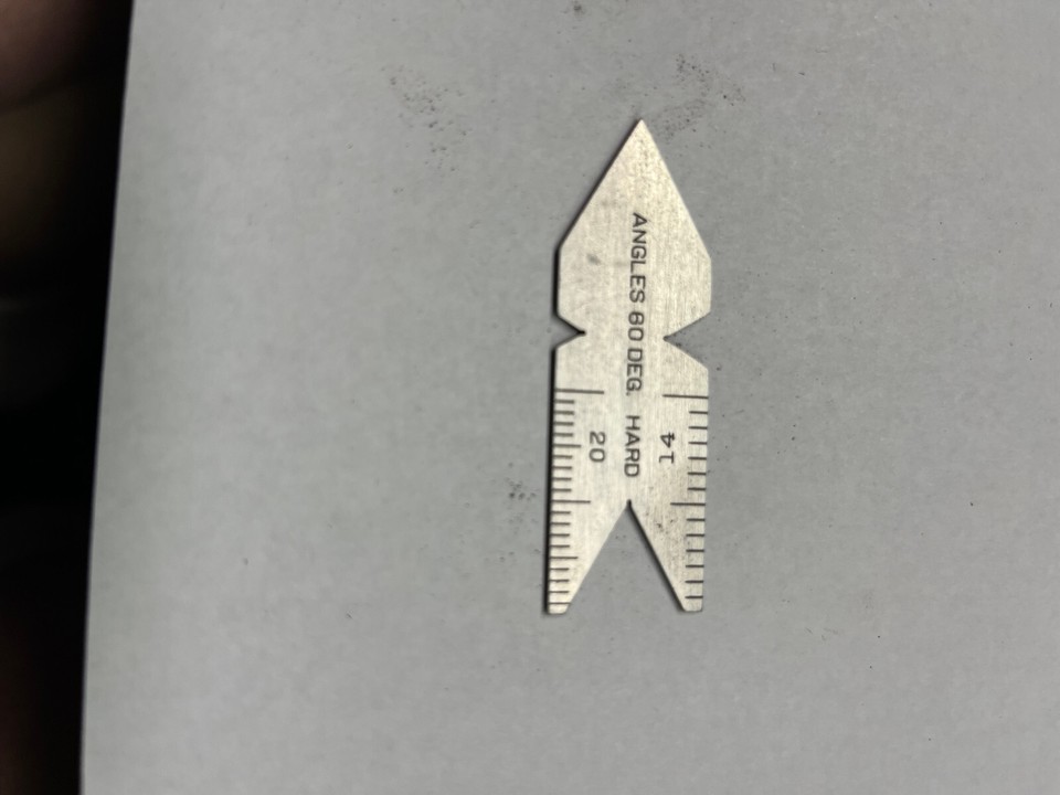 Union Tool Co. 60 Degree Center Gage | eBay