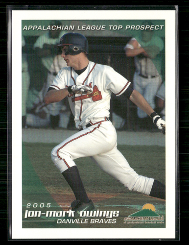 Jon-Mark Owings 2005 Appalachian League Top Prospects Set | eBay