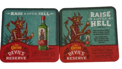 José Cuervo Devil’s Reserve Tequila Collectible Coaster X2 New | eBay