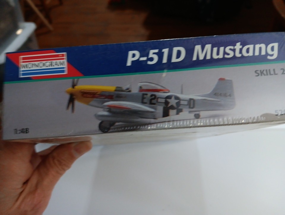 New Sealed Monogram Mustang P-51D 1:48 Scale Model Kit Model 5207 | eBay