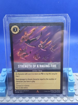 Strength of a Raging Fire 201/204-Rare-Lorcana Rise of the Floodborn | eBay
