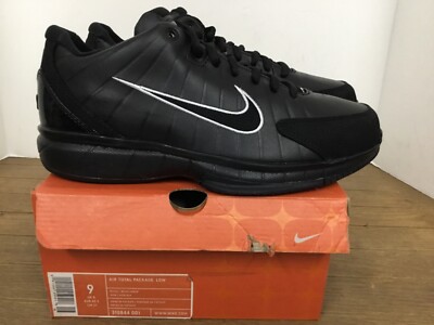 Nike Air Total Package Low Mens sneaker #310844 001 Black 2005 Never ...