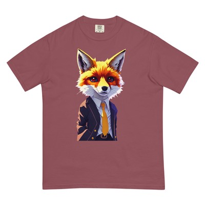 Finely Dressed Fox - Men’s Garment-Dyed Heavyweight T-Shirt | eBay